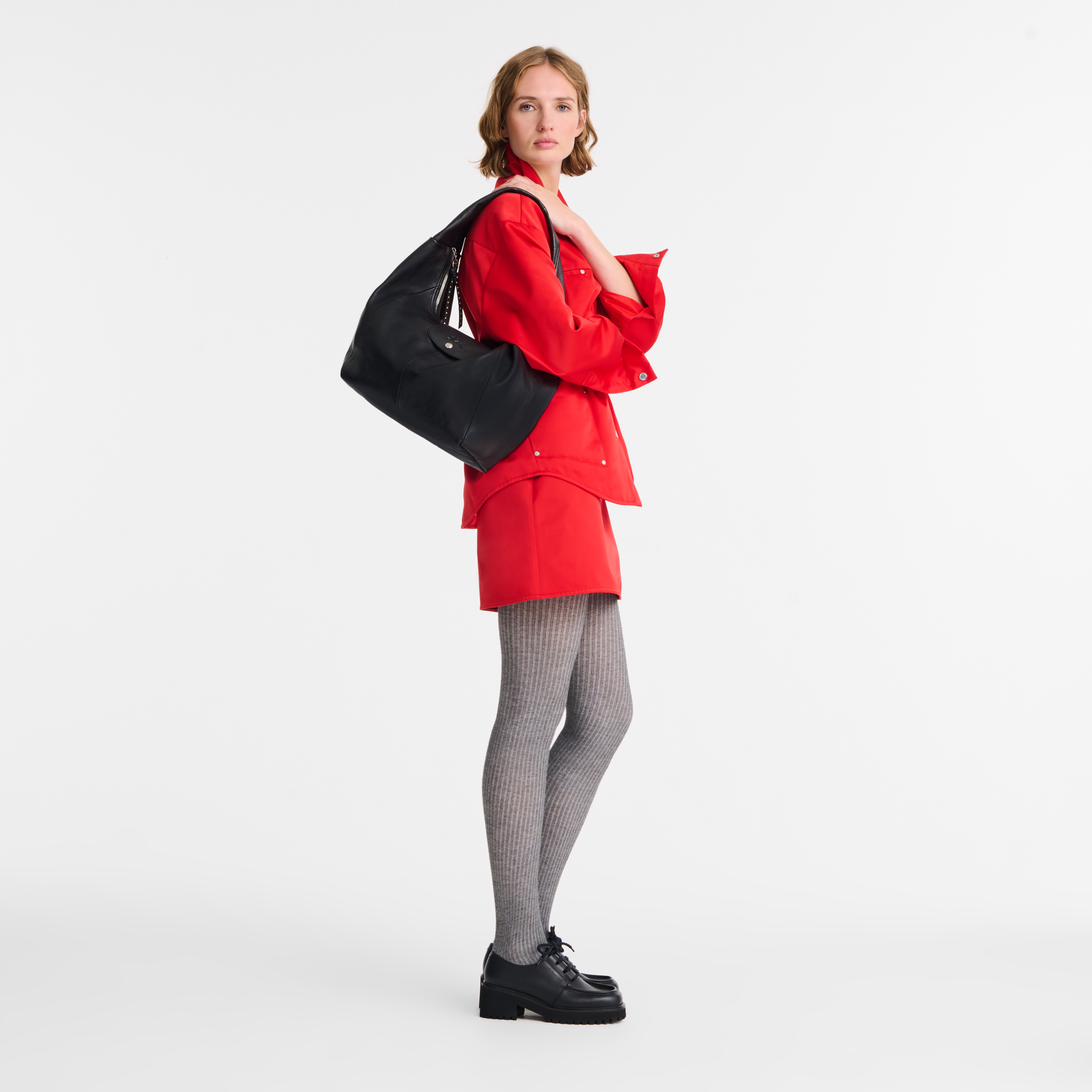 Buy Longchamp Le Pliage Xtra L Hobo bag Black in Saudi Arabia